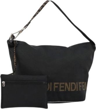 Fendi Pre-owned Vintage Nylon Shoulder Bag - Femme - Pre-owned - Noir - Taille: ONE Size