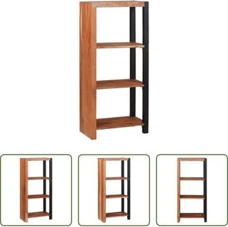 vidaXL B&uuml;cherregal Braun - B&uuml;cherregal Braun 70 x 30 x 110 cm Massivholz Akazie