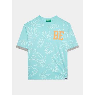 Benetton United Colors Of Benetton T-Shirt 34D3C10BM Blau Regular Fit