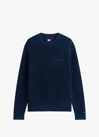 Tommy Hilfiger Pull en maille &eacute;paisse &agrave; logo brod&eacute;