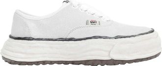 Miharayasuhiro Baker26 Glittery Suede Sneakers