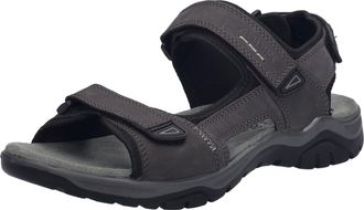 Josef Seibel Herren Sandaletten Arlo 02, Männer Sandalen,Weite G (Normal),Strandschuhe,Sommersandalen,Klettverschluss,Granit,42 EU