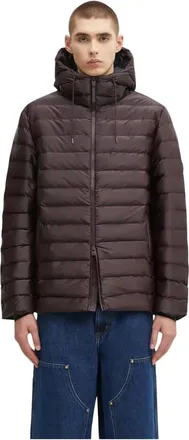 Rains Veste matelass&eacute;e &agrave; capuche Lohja - Homme - Vestes - Violet - Taille: XS