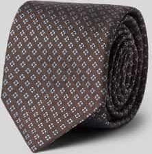 Gierremilano Seidenkrawatte aus reiner Seide mit Allover-Stitching (7,5 cm)