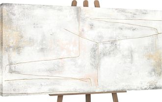 Yohji Yamamoto Art Abstrakt Acryl Gemälde auf Leinwand goldene Schleife handgemalt Wandbilder Wohnzimmer modern Wohndekor Bilder Büro Minimalismus echte Kunst 200x10