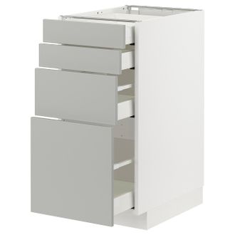 IKEA METOD / MAXIMERA Unterschr., 4 Fronten/4 Schubladen
