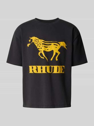 Rhude T-Shirt mit Label-Print