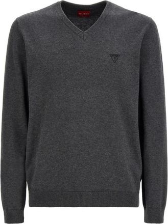 Guess Homme, Pulls, Gris, Taille: XS Tricots &agrave; Col en V