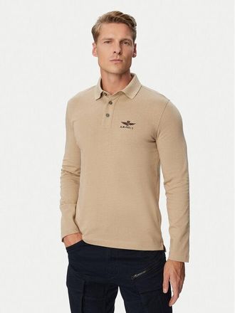 Aeronautica Aeronautica Militare Poloshirt 262PO1947UJ00703 Braun Regular Fit