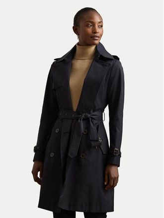 Lauren Ralph Lauren Tenchcoat 297967122003 Dunkelblau Regular Fit