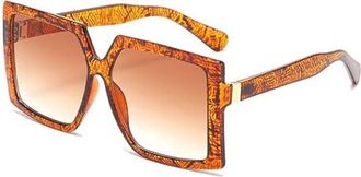 Generic Lunettes de soleil tendance en métal pour femmes et hommes - Lunettes de luxe vintage pour conduite en plein air - Lunettes de voyage UV400, Thé aux f