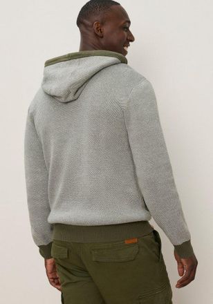 Kangaroos Kapuzenstrickjacke mit Rei&szlig;verschluss, Langarm