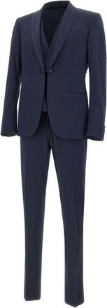 Corneliani Homme, Costumes, Bleu, Taille: M Costume trois pi&egrave;ces