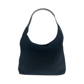 Gucci Pre-owned Schwarze Canvas Hobo Umh&auml;ngetasche - - Pre-owned - Damen - Schwarzk - ONE SIZE