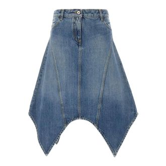The Attico Femme, Jupes, Bleu, Taille: 40 FR Jupe Midi