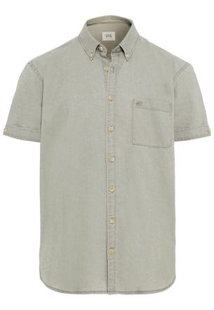 Camel Active Herren 409219/7S49 Hemd, Khaki, S