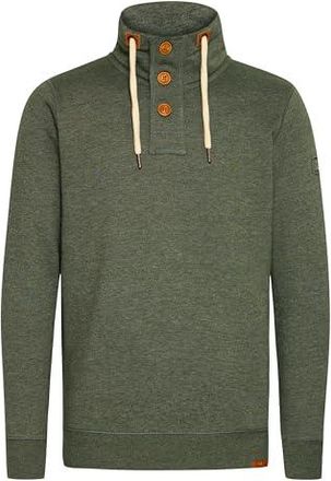 Solid Solid TripTroyer Pull en Sweat Sweat-Shirt pour Homme avec Col Droit, Taille:S, Couleur:Climb Ivy Melange (8785)