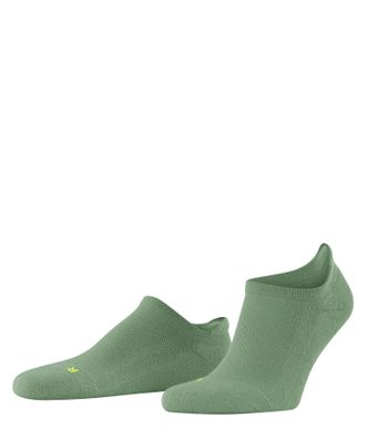 Falke Unisex Sneakersocken Cool Kick Sneaker U SN weich atmungsaktiv schnelltrocknend kurz einfarbig 1 Paar, Grün (Nettle 7447), 37-38