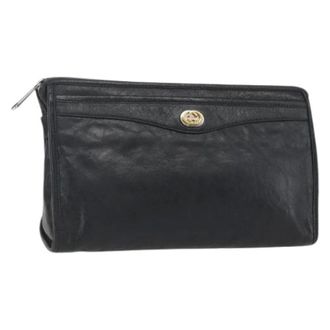 Gucci Pochette Pre-owned - Femme - Pre-owned - Noir - Taille: ONE Size