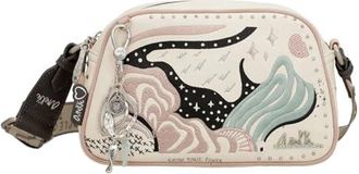 Anekke Peace & Love Psicodelic Oval Crossbody Bag Multicolor