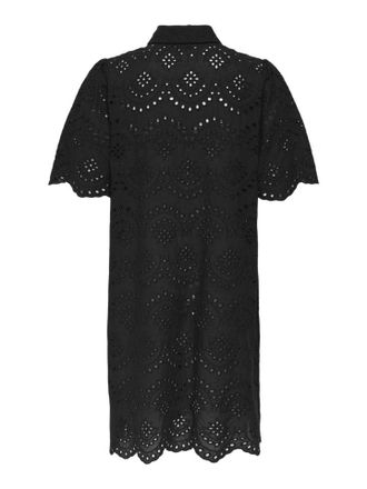 Only Minikleid 2026 1_SPRING1 wei&szlig;,Freizeit,Baumwolle,Strukturiert,Hemdblusenkragen,Kurz,Regular Fit