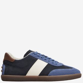 Tod's Mens Suede And Nubuck Leather Sneakers Calfskin Trainers