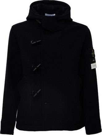 Stone Island Daunenmantel - Dunkelblau