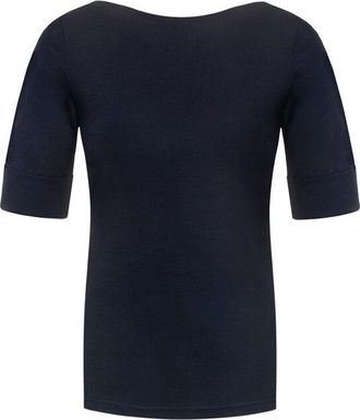 Lauren Ralph Lauren Bluse 200654963 Dunkelblau Regular Fit