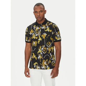 Versace Jeans Couture Poloshirt 78GAG6S0 Schwarz Regular Fit
