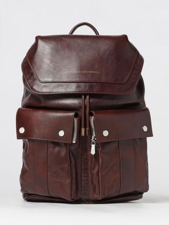 Brunello Cucinelli Rucksack BRUNELLO CUCINELLI Herren Farbe Burgunderrot