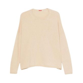 Apuntob Round-Neck Strickwaren - - Knitwear - Damen - Beige - XS