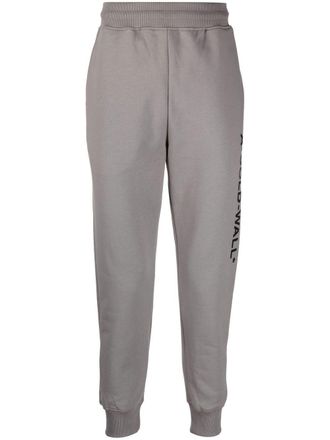 A-Cold-Wall* pantalon de jogging &agrave; logo imprim&eacute; - Gris