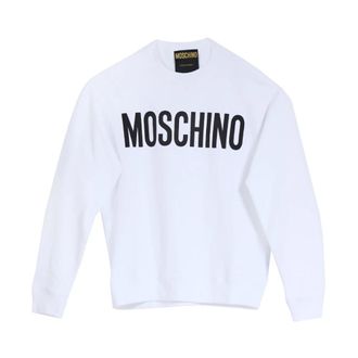 Moschino Iconic Logo Sweatshirt - - Sweatshirts & Hoodies - Herren - Wei&szlig; - XL