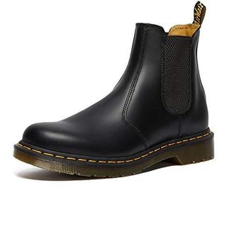 Dr. Martens 2976 Smoothplain Welt, Sneakers Hautes Mixte Adulte, Noir (Nero), 41 EU