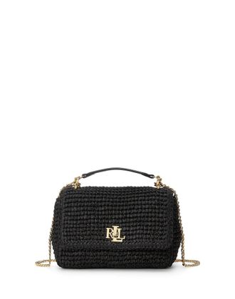 Ralph Lauren WOVEN STRAW MEDIUM SOPHEE BAG