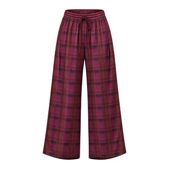 Ermanno Scervino Weite Hosen - - Trousers - Damen - Lila - M