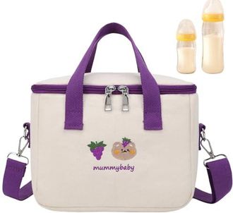 Generico Diapers Tote - Cute Travel Nappy Bag, Multifunctional Large Capacity Mommy Diaper Bags With Insulation Layer Compartment | Adjustable Storage Bag Show