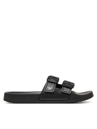 Emporio Armani Pantoletten EX000043 AF22190 MC001 Schwarz