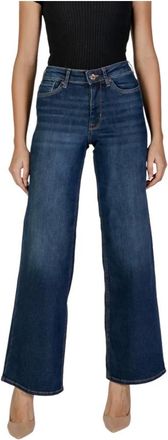 Only Only, Femme, Jeans, Bleu, Taille: W34 L32 Jean Large Taille Haute
