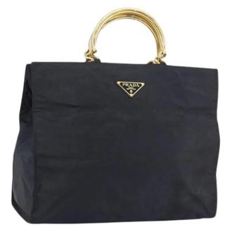 Prada Sac &agrave; main en nylon Pre-owned - Femme - Pre-owned - Noir - Taille: ONE Size