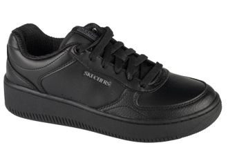 Skechers Sport Court 2.0 - Core Essential 185160-BBK, Women Plimsolls,Sneakers, Black, 38 EU