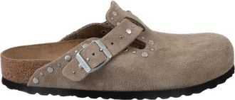 Birkenstock Femme, Chaussures, Gris, Taille: 41 EU Boston Rivet Border Narrow Fit