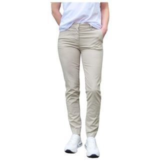 Mason's Schlanke gestreifte Hose - - Trousers - Damen - Beige - S