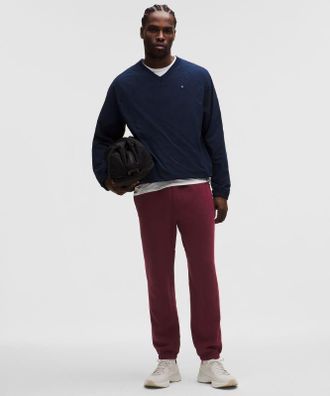 lululemon Steady State Jogger im Classic Fit f&uuml;r M&auml;nner - Gr&ouml;&szlig;e 2XL in Burgundy Bay