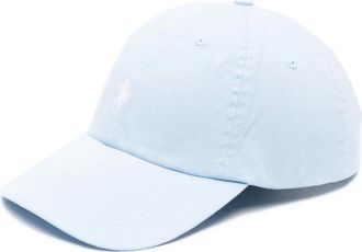 Polo Ralph Lauren Femme, Accessoires, Bleu, Taille: ONE Size Cotton Baseball Hat