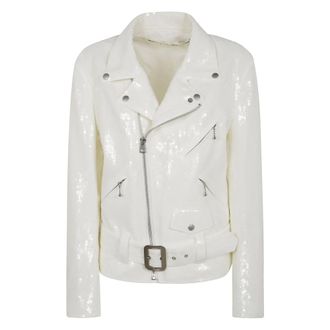 Junya Watanabe Bikerjacke - - Jackets - Damen - Wei&szlig; - M
