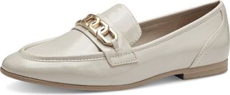 s.Oliver Damen Loafer ohne Absatz Klassisch Elegant, Beige (Nude), 36 EU