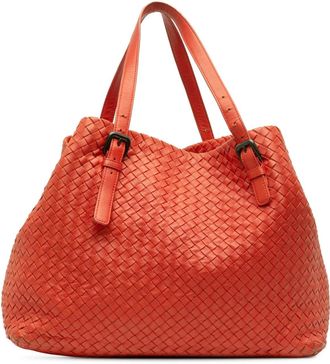 Bottega Veneta Shopper - Large Nappa Intrecciato Cesta Tote - Gr. unisize - in Rot - für Damen