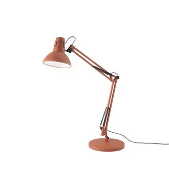 Luce-Ambiente-Design Adjustable Artifex Metal Table Lamp in Orange