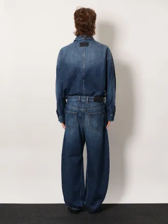 Givenchy Mens Denim Overshirt Blue Cotton Shirt